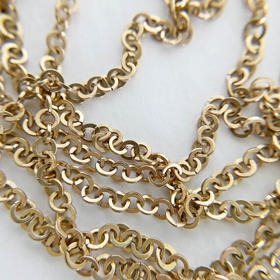 Antique 10K Rose Gold Chain from the Philippines - Gem
