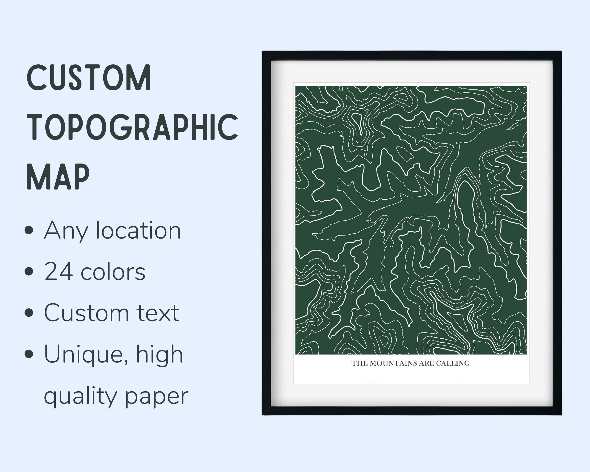 Simple Topographic Map