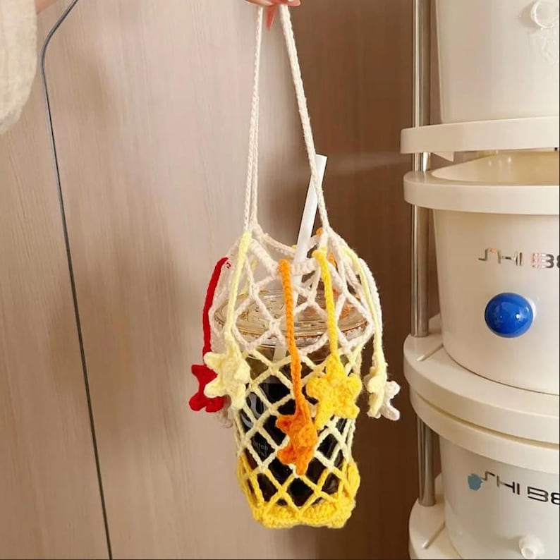 Crochet Star Water Bottle Holder Kit, DIY Craft Supplies - Etsy