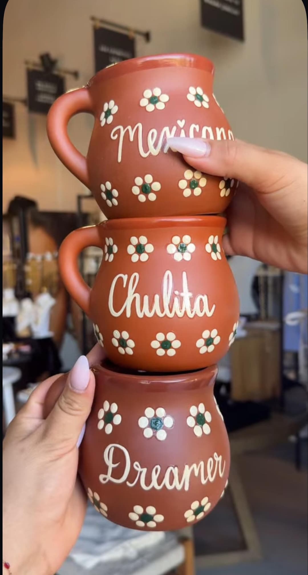 Hand-painted Barro Mug: 12oz Personalized Drinkware. Mexican Art ...