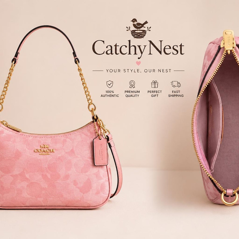 Pink Coach Shoulder Purse - Etsy