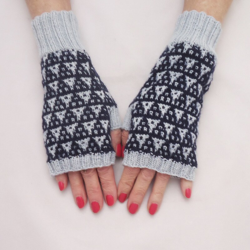 Fair Isle Mittens - Etsy