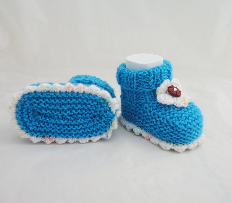 Handknitted Baby Booties Cute Baby Booties Baby Booties - Etsy UK