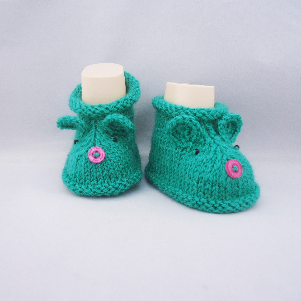 Knit Mouse Booties, Mouse Booties, Baby Mouse Booties, Cute Mouse ...