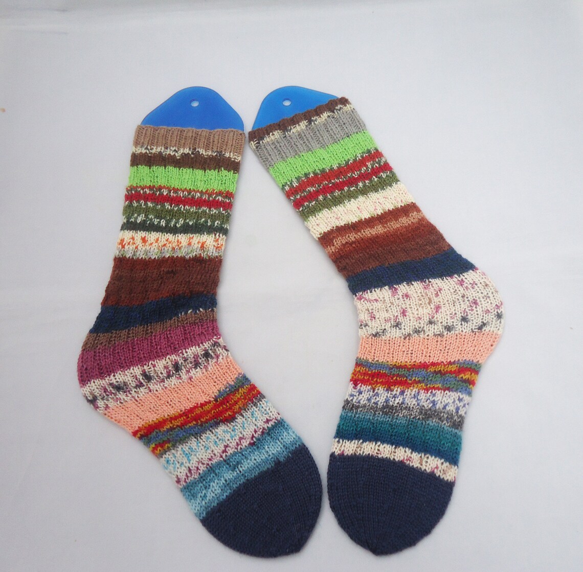 Hand Knit Tube Socks Women Spiral Socks No Heel Socks - Etsy