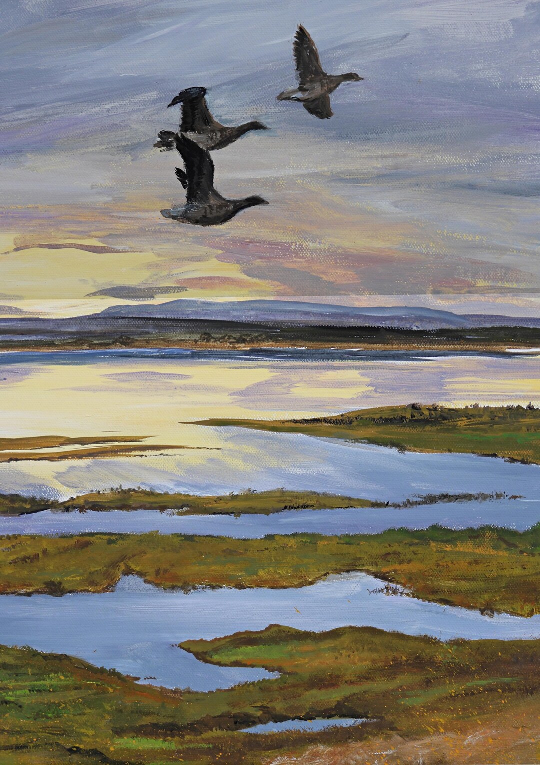 Scotland Art Print Vertical Format Findhorn Bay Moray Firth Sunset With ...