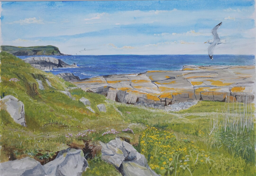 Troup Head Print, Moray Firth Print, Scotland Seascape Print, Signed ...