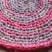 Artisan Crochet Rag Rug Cottage Shabby Chic Yipes Stripes - Etsy