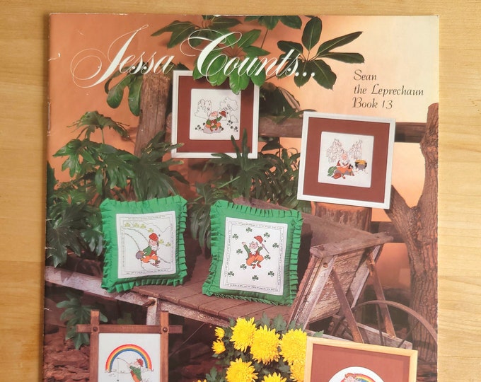 Sean the Leprechaun Cross Stitch Pattern Leaflet by Jessa Needlecrafts ...