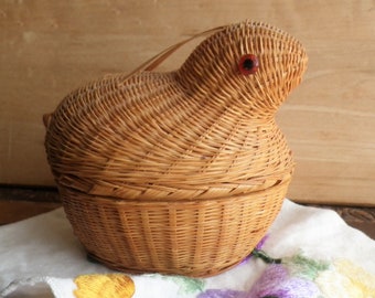 Wicker Bunny Rabbit | Etsy