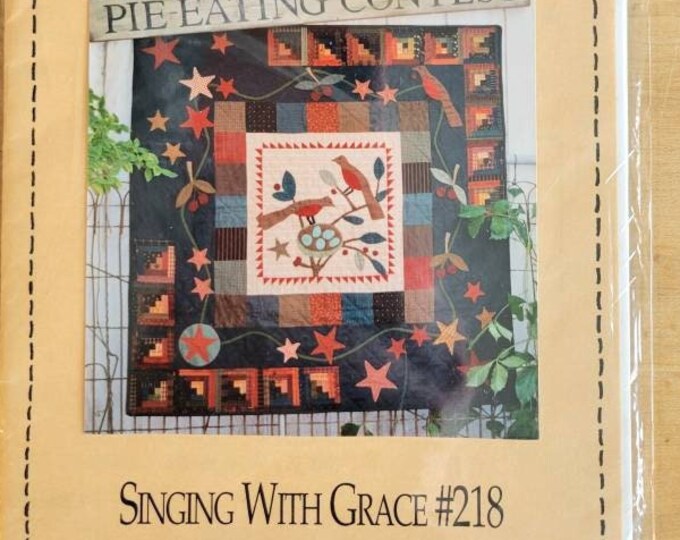 Wall Quilt Pattern SINGING With GRACE #218 by Country Threads 48x48 ...