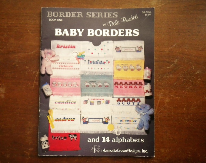 BABY BORDERS Cross Stitch Pattern Leaflet DB-7138 by Dale Burdett ...