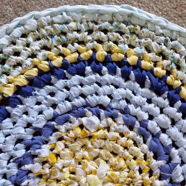 Country Rag Rug - Etsy