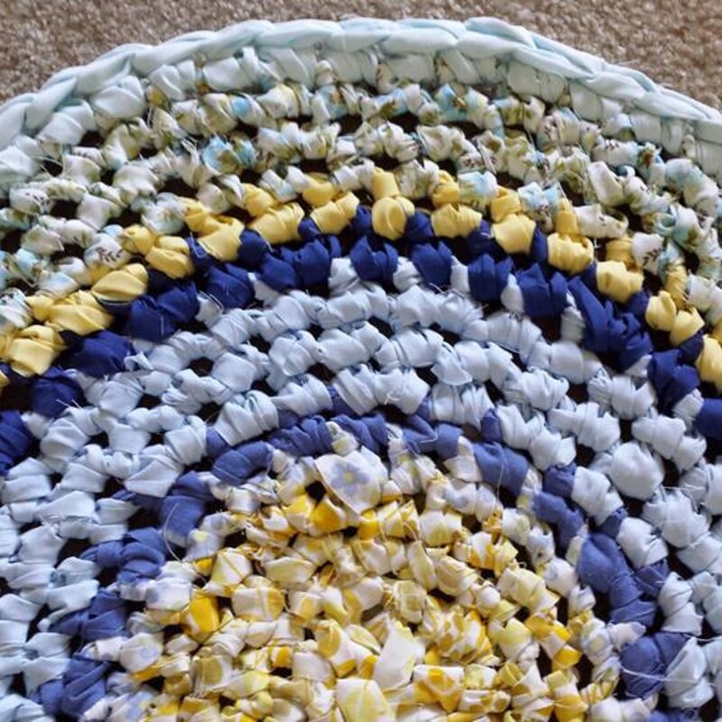 Country Rag Rug - Etsy