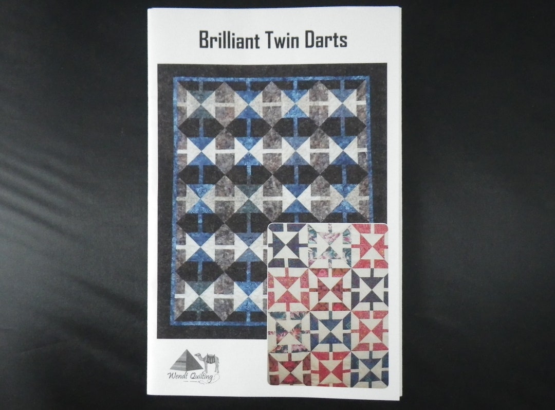 Quilt Pattern Brilliant Twin Darts for Wendt Quilting by Debbie Wendt ...