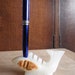 Natural Stone Fish Carving Stylized Pen or Taper Candle Holder - Etsy