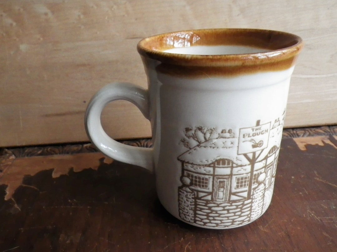 Bilton's Handled Mug the Plough and Black Swan Cottage - English ...