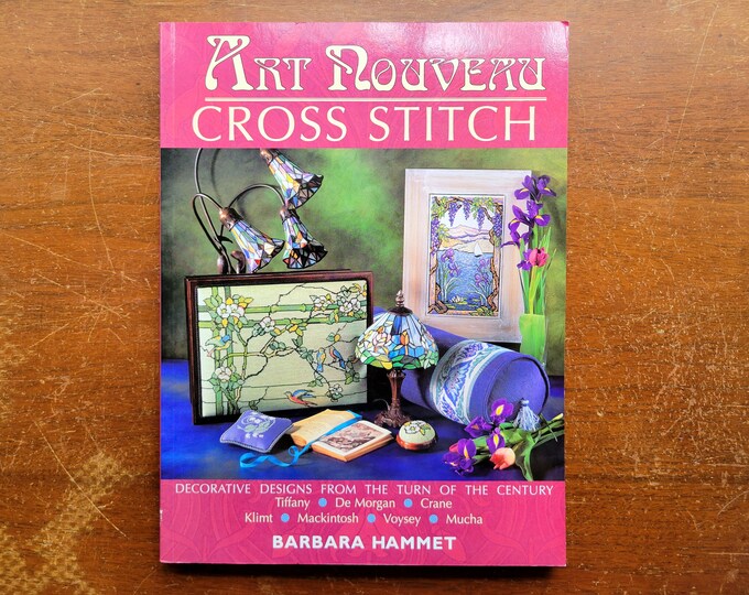 ART NOUVEAU Cross Stitch Pattern Book by Barbara Hammet C. 2002 128 ...
