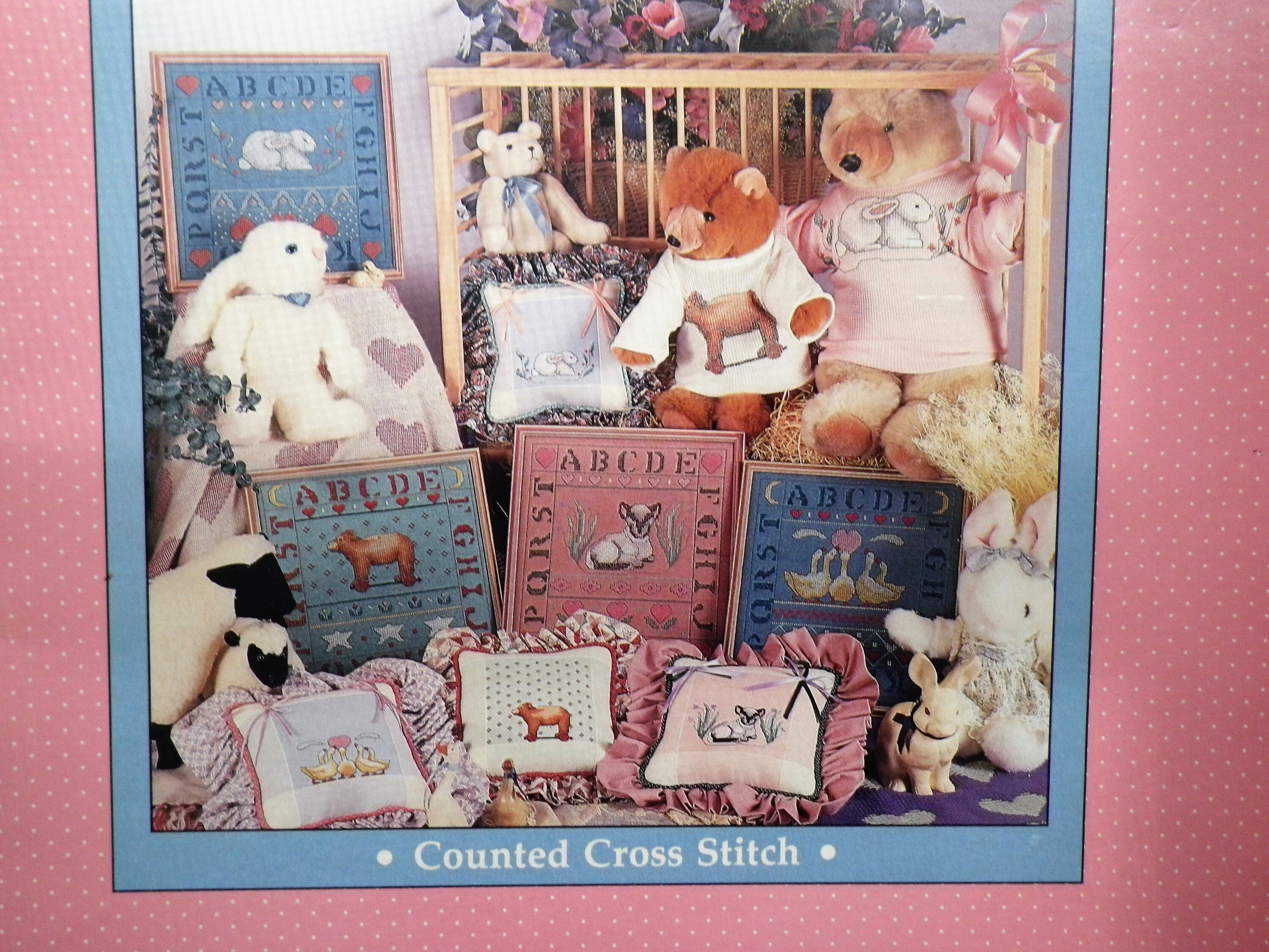 Country Folk Art Cross Stitch Pattern Booklet by Alma Lynne | Etsy