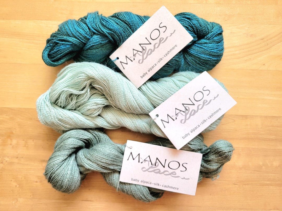 1 Skein Manos Del Uruguay Lace Yarn Baby Alpaca, Silk and Cashmere ...