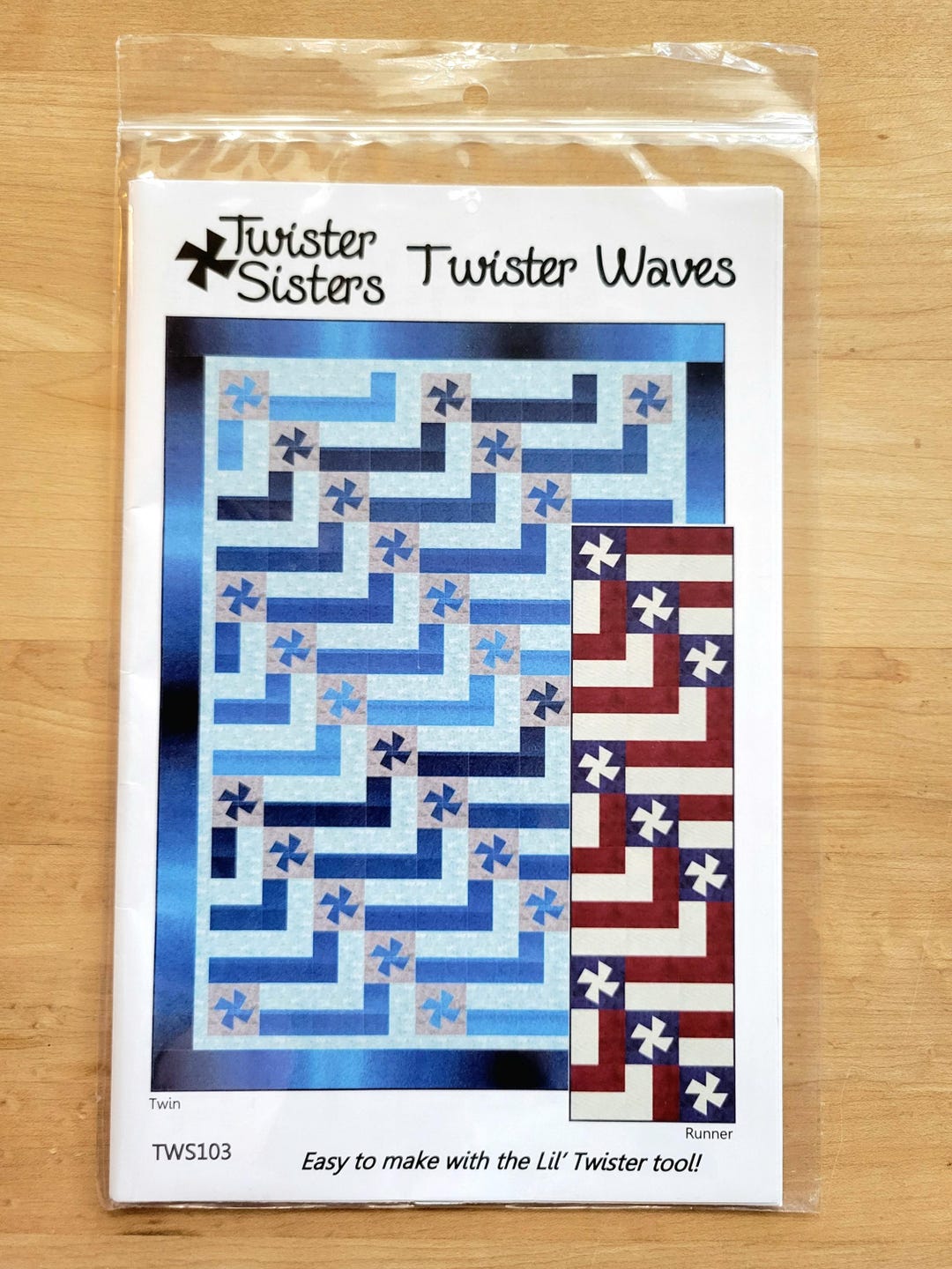 Twister Waves Quilt Pattern - From Twister Sisters - by Marilyn Foreman ...
