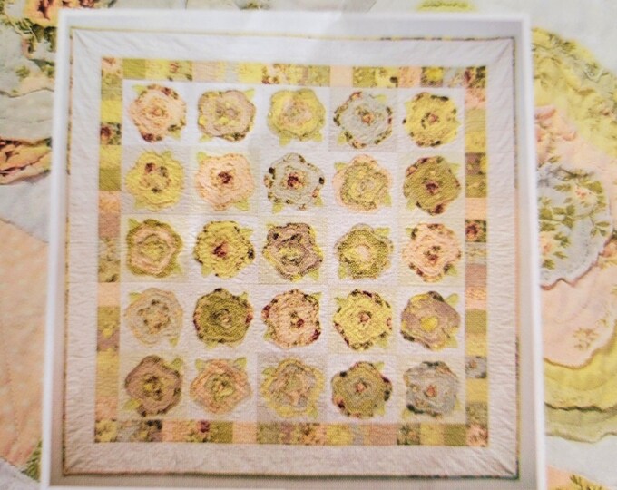 Quilt Pattern FRENCH ROSES Pattern and Instructions by Heather French ...
