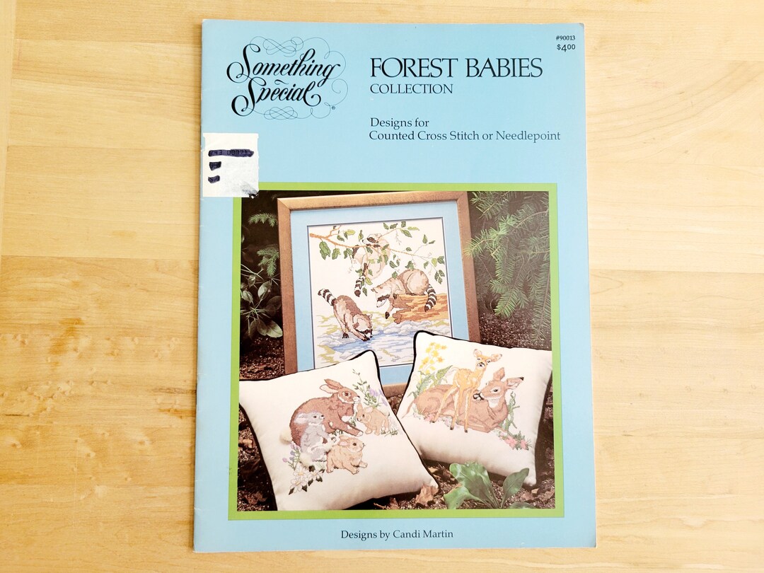 FOREST BABIES Cross Stitch Pattern Leaflet by Something Special Vintage ...