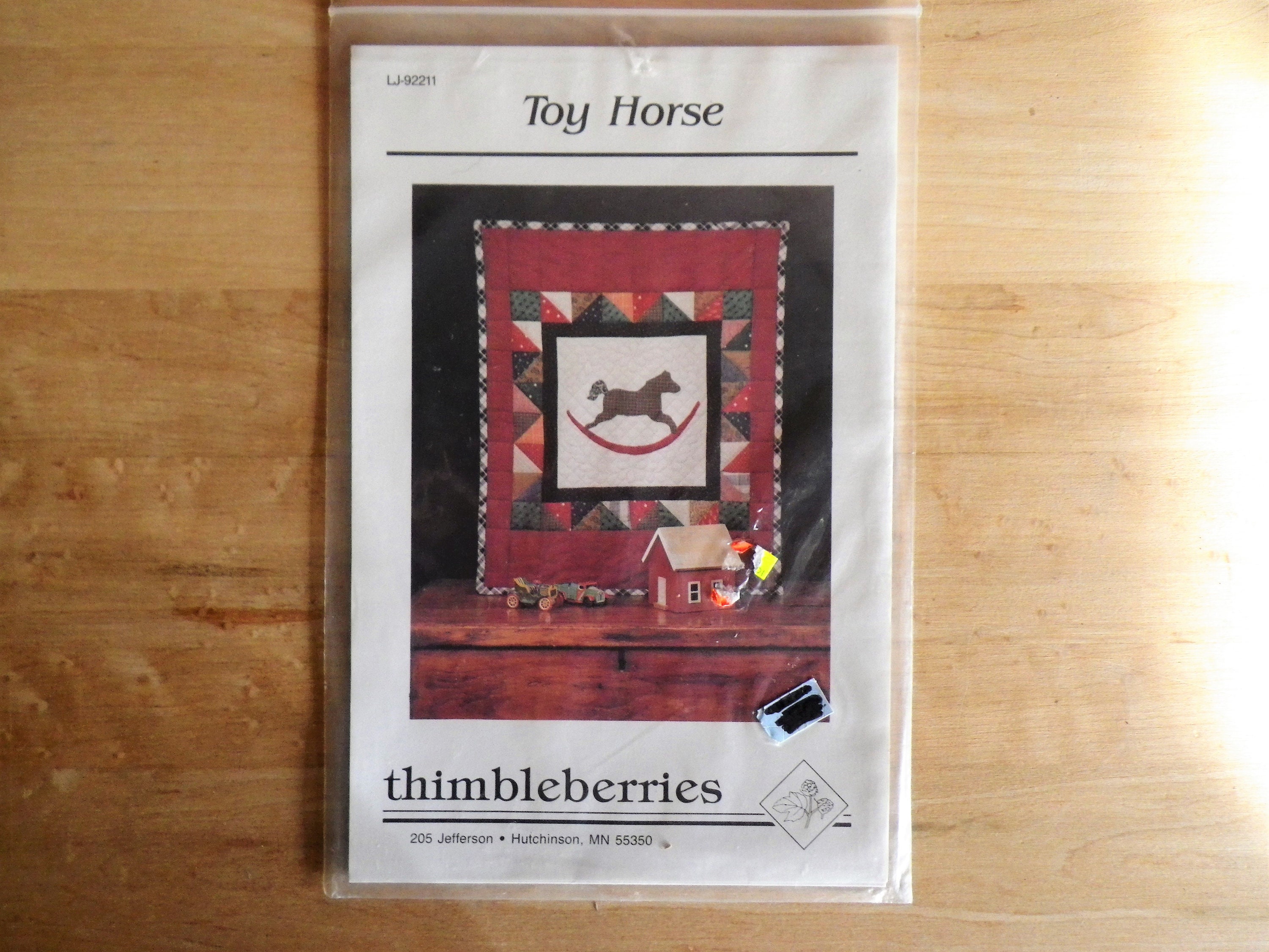 Quilting Craft Supplies & Tools Sewing & Fiber TOY HORSE Mini Quilt ...