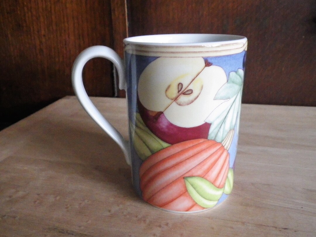 Dansk Cornucopia Mug - Made in Portugal - 4-1/8" High - Fruit and ...