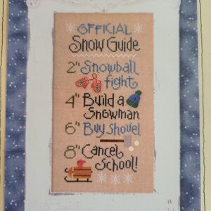 Official Snow Guide 114 Cross Stitch Pattern by Lizzie Kate Stitch ...