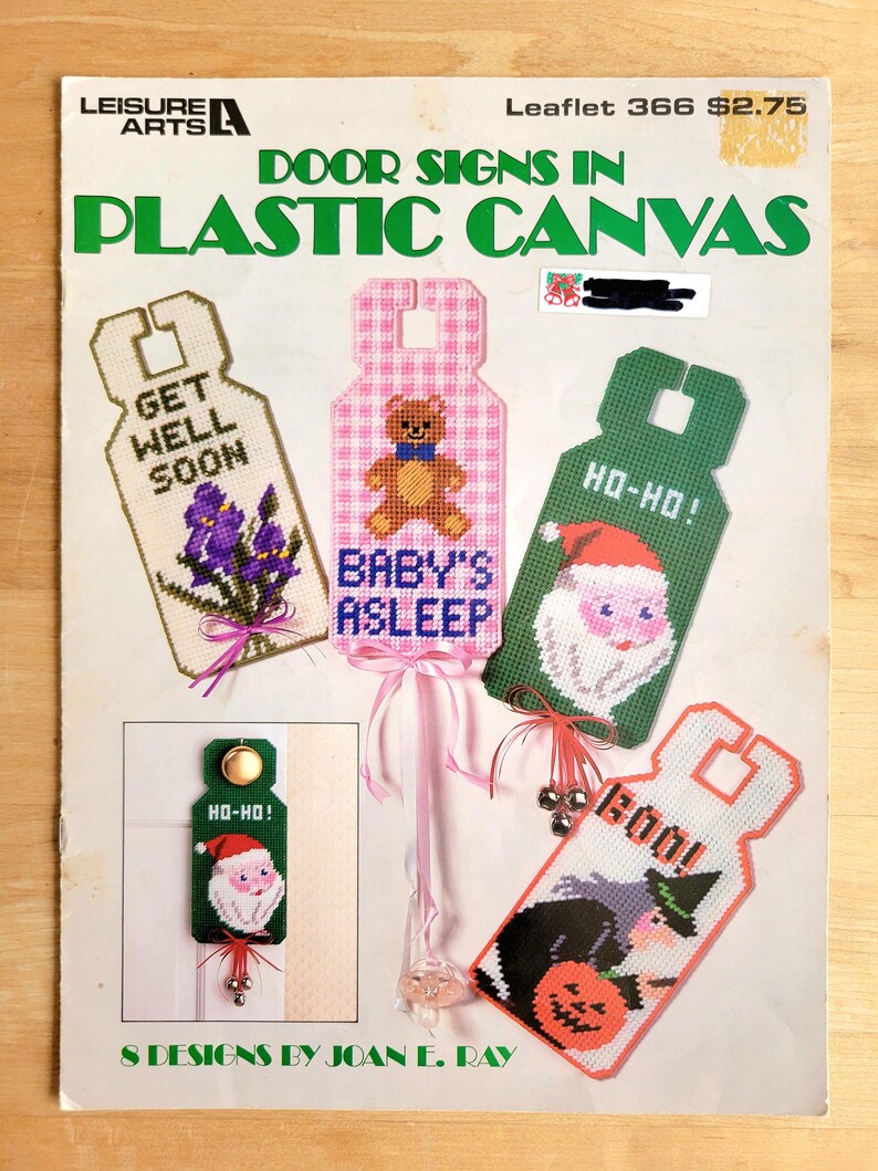 Plastic Canvas Pattern Leaflets -CHOOSE ONE- Easy Pieces, C. 1985 -or ...