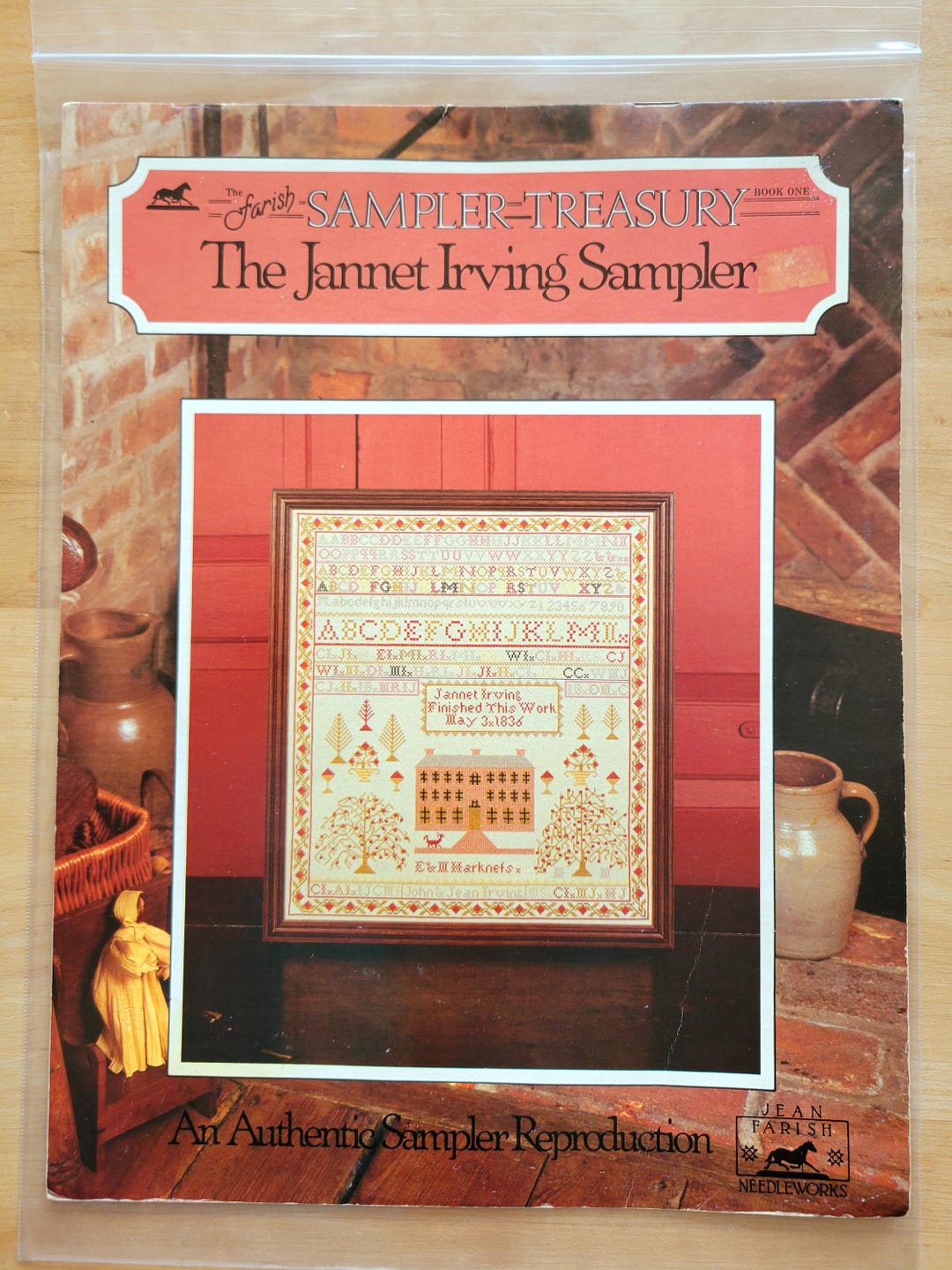 The Jannet Irving Sampler Cross Stitch Pattern - Authentic Reproduction ...