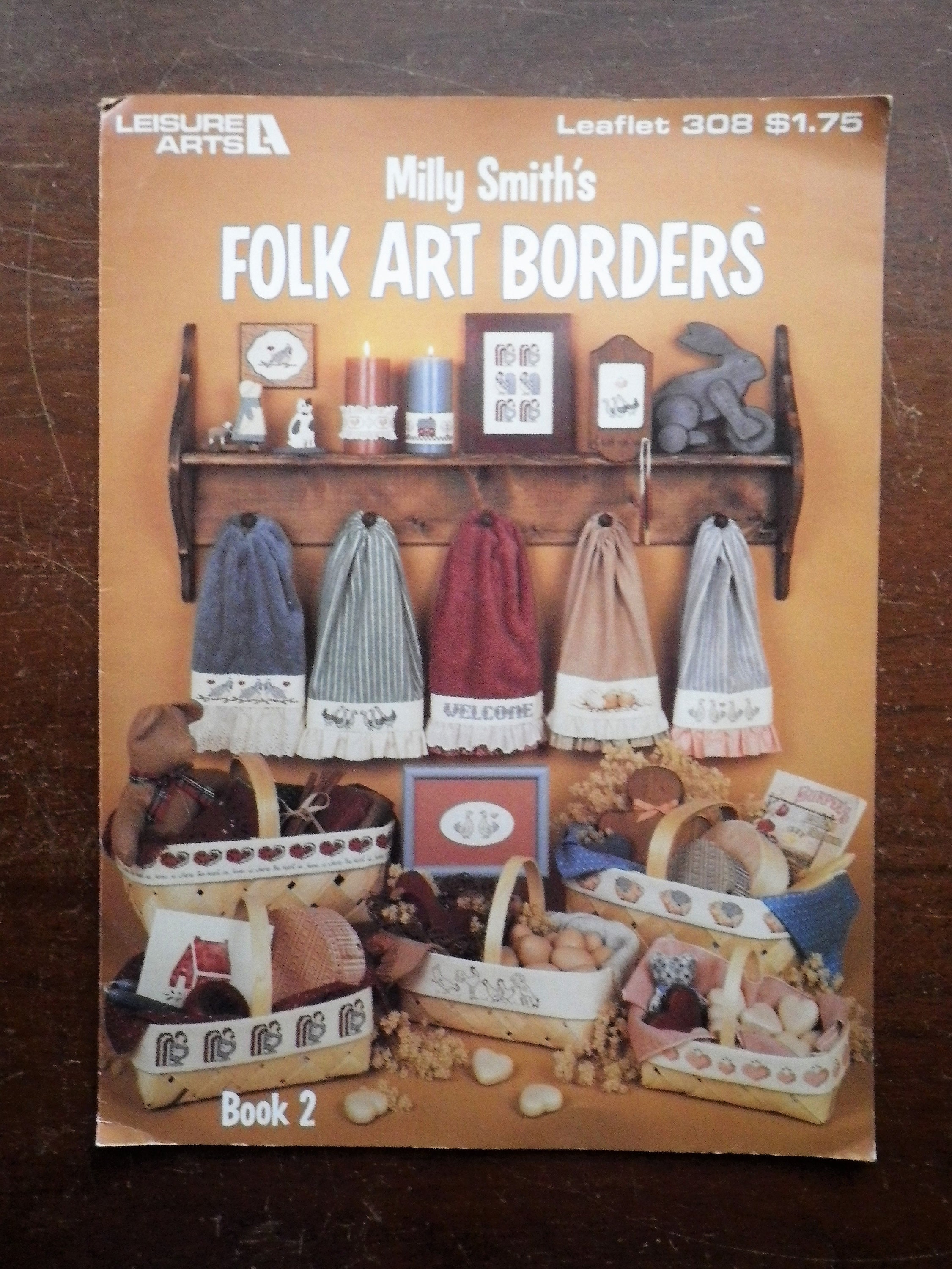 Folk Art Borders Cross Stitch Pattern Leaflet Includes 12 | Etsy