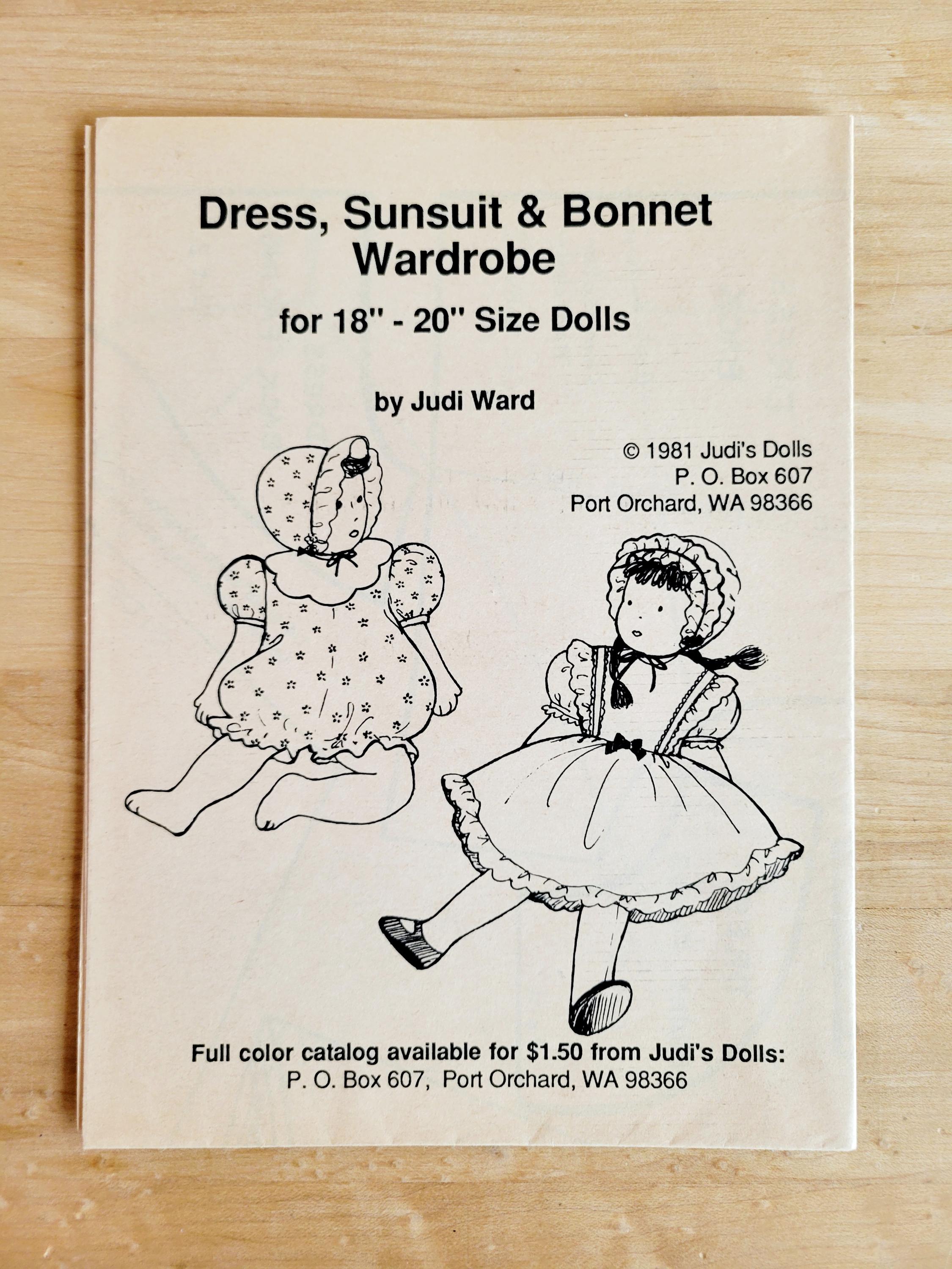 Vintage Doll Patterns - C. 1980's -YOU CHOOSE- Gretchen Doll, Doll ...