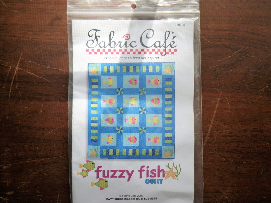 Quilt Pattern Fuzzy Fish by Fabric Cafe' Quilts Folk Art Quilting Quilt ...