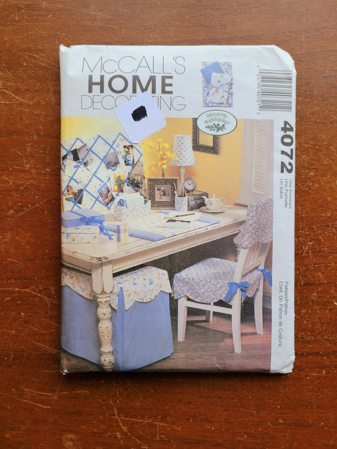 Mccall's 4072 Home Decorating Pattern UNCUT Home Office Accessories ...