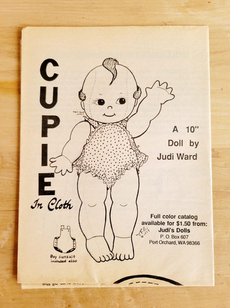 Vintage Doll Patterns - C. 1980's -YOU CHOOSE- Gretchen Doll, Doll ...