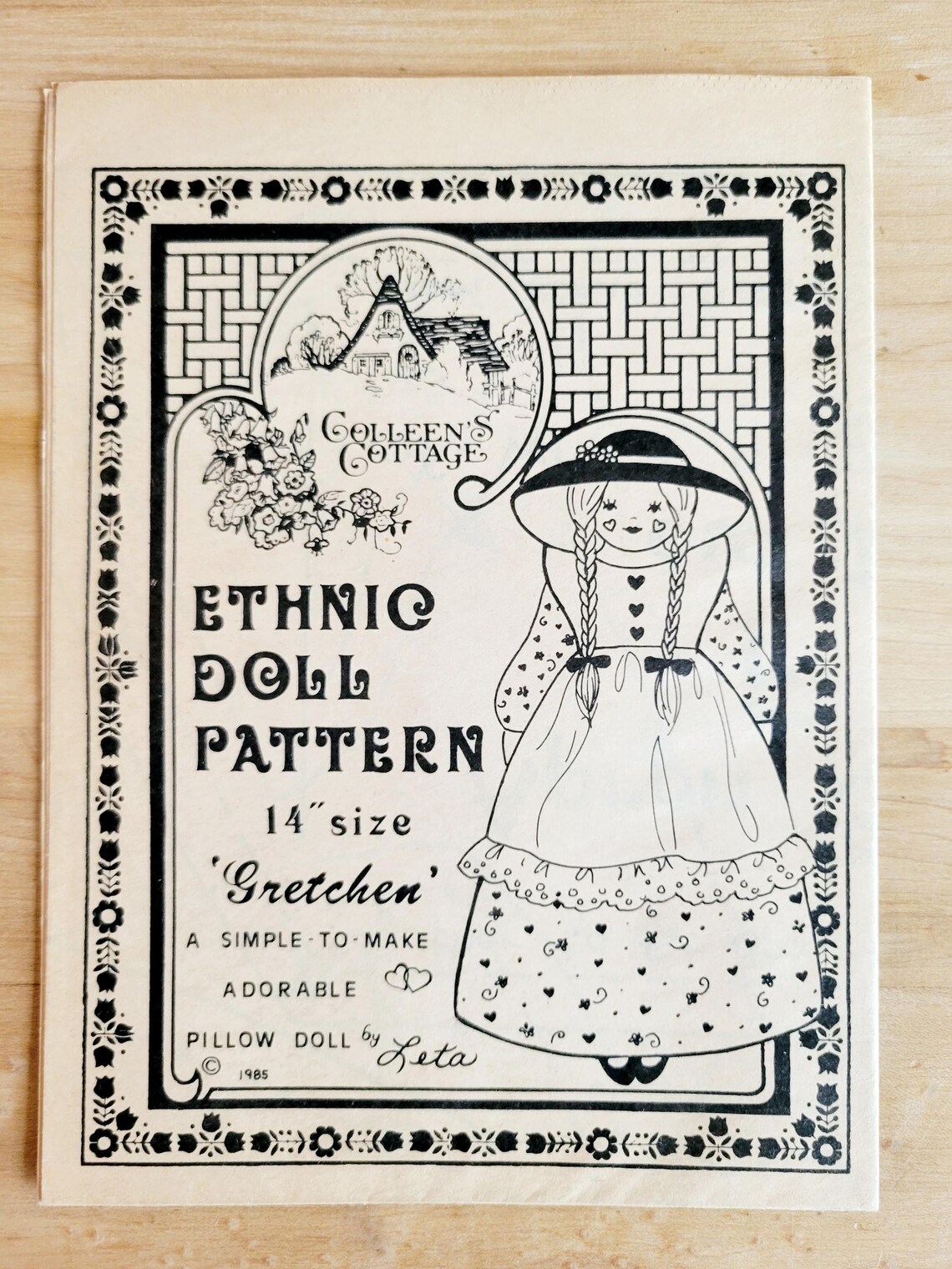 Vintage Doll Patterns - C. 1980's -YOU CHOOSE- Gretchen Doll, Doll ...