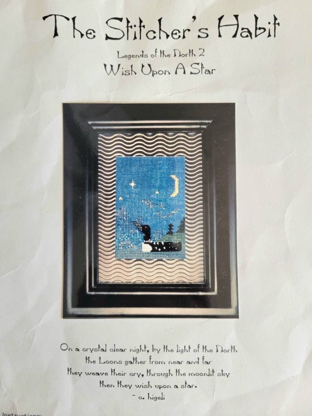 Wish Upon A Star Cross Stitch Kit From the Stitcher's Habit SH 031 ...