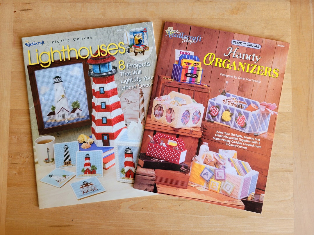 Plastic Canvas Pattern Booklet - CHOOSE ONE - Handy Organizers - or ...