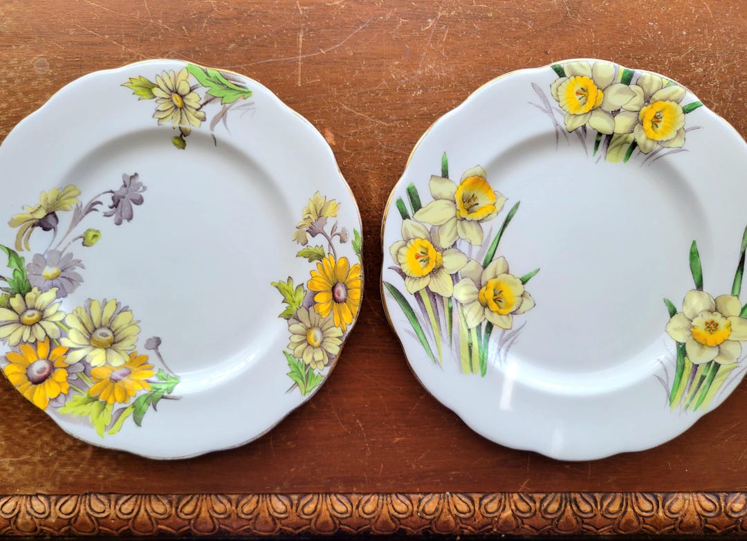 Salad Plates Royal Albert -CHOOSE ONE- Daffodil Pattern No. 3 -OR ...