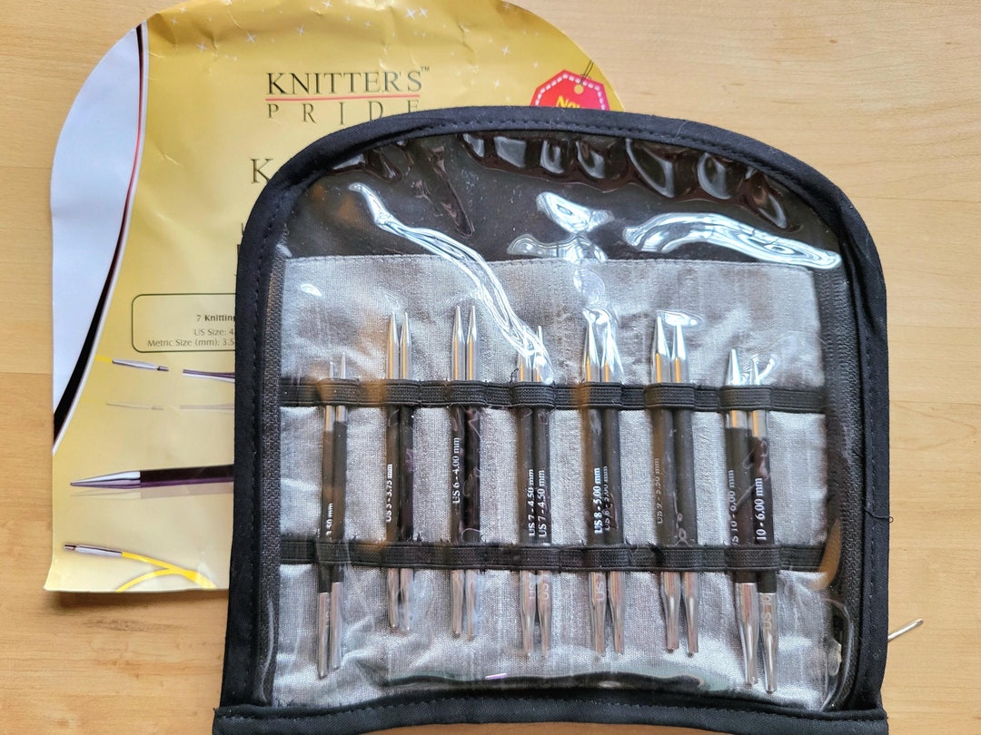 Karbonz Special Interchangeable Knitting Needle Set US 4-10 Circulars ...