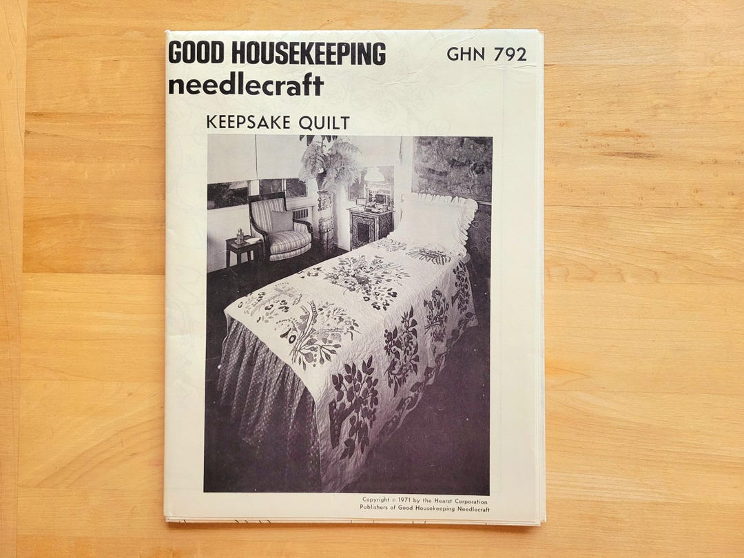 Keepsake Quilt Pattern From Good Housekeeping Needlecraft -GHN792 - C ...