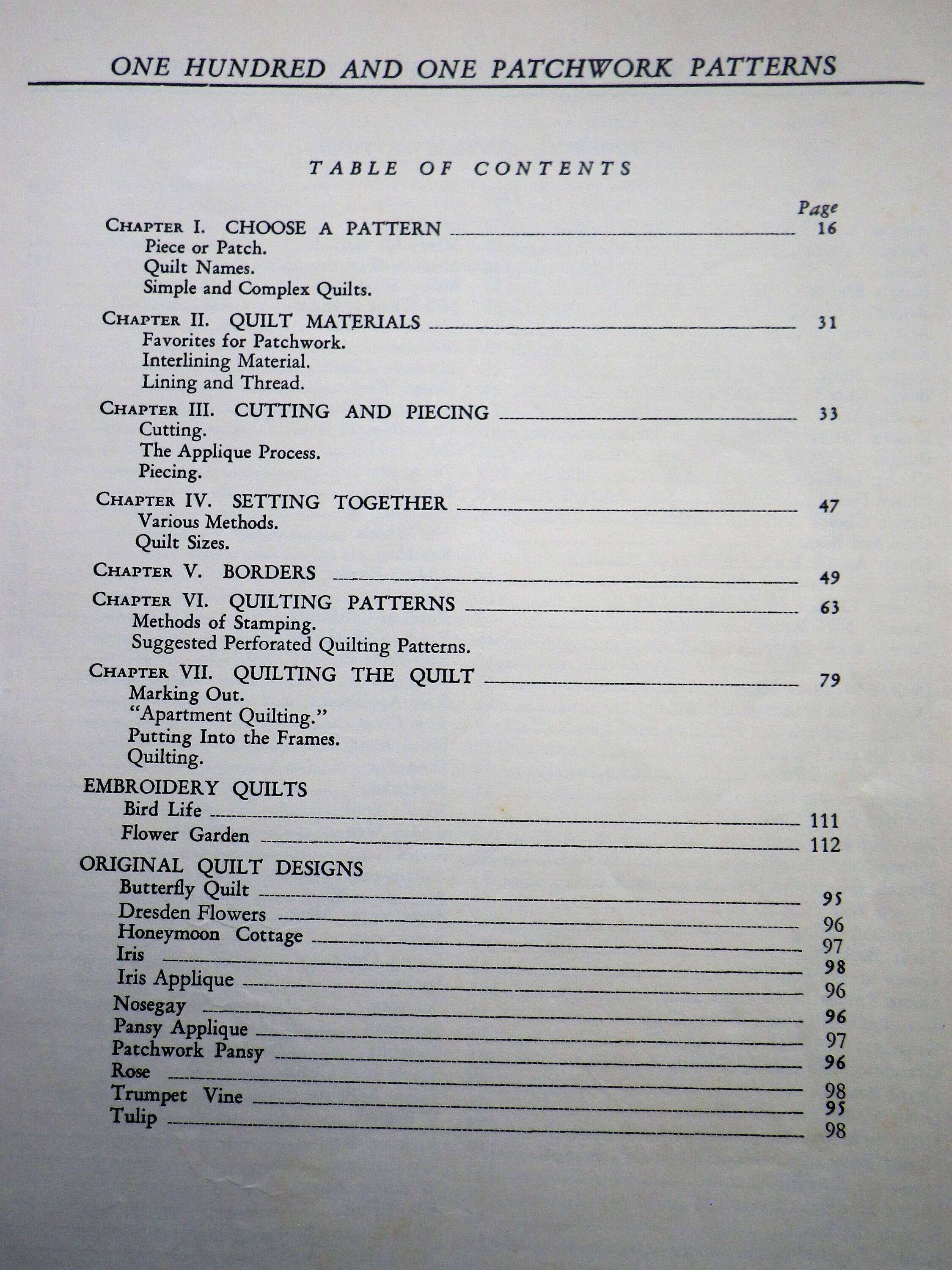 101 Patchwork Patterns Quilt Pattern Book Vintage C. 1962 Ruby | Etsy