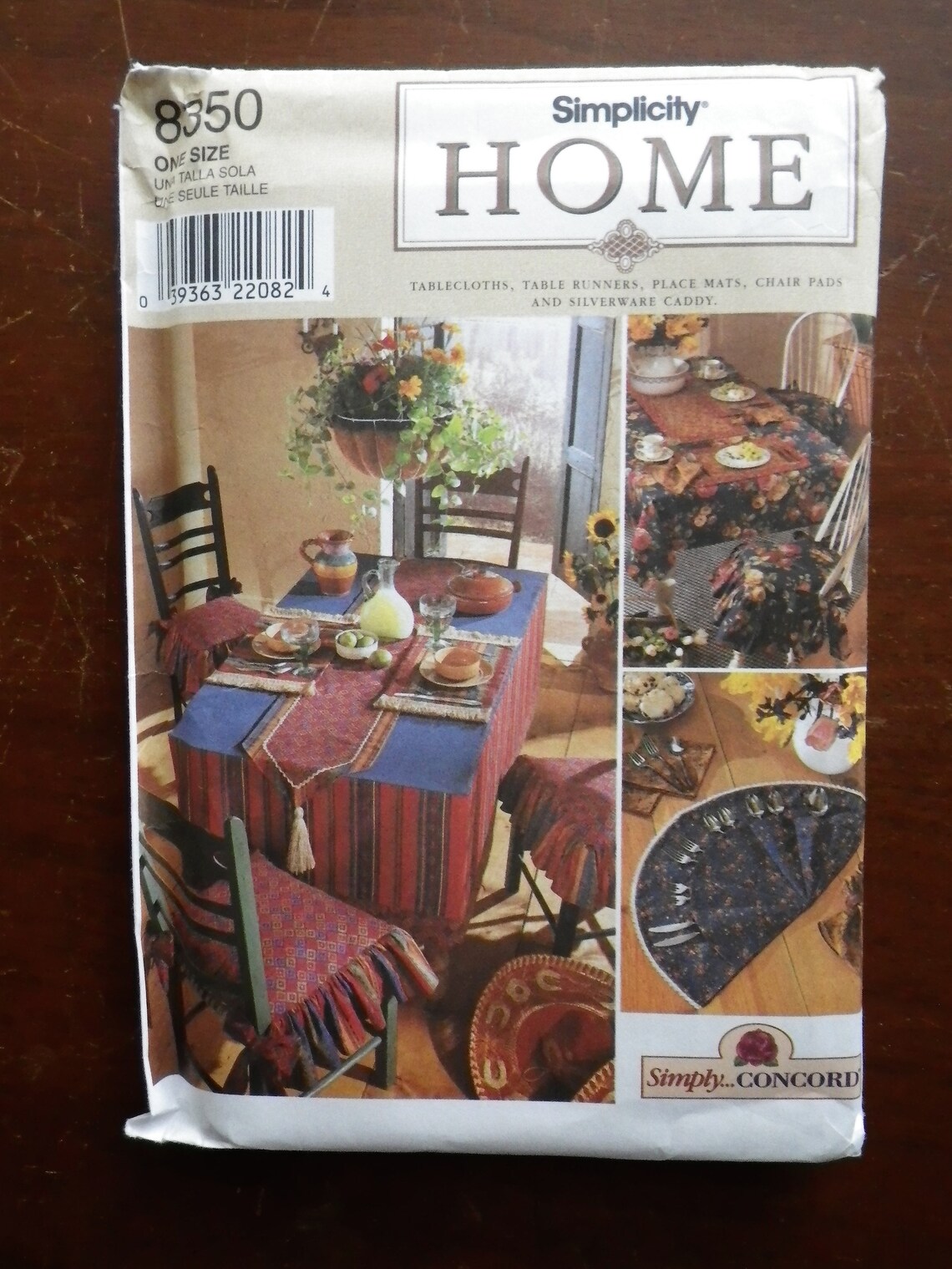Simplicity Home Pattern 8350 Table Accessories Place Mats - Etsy