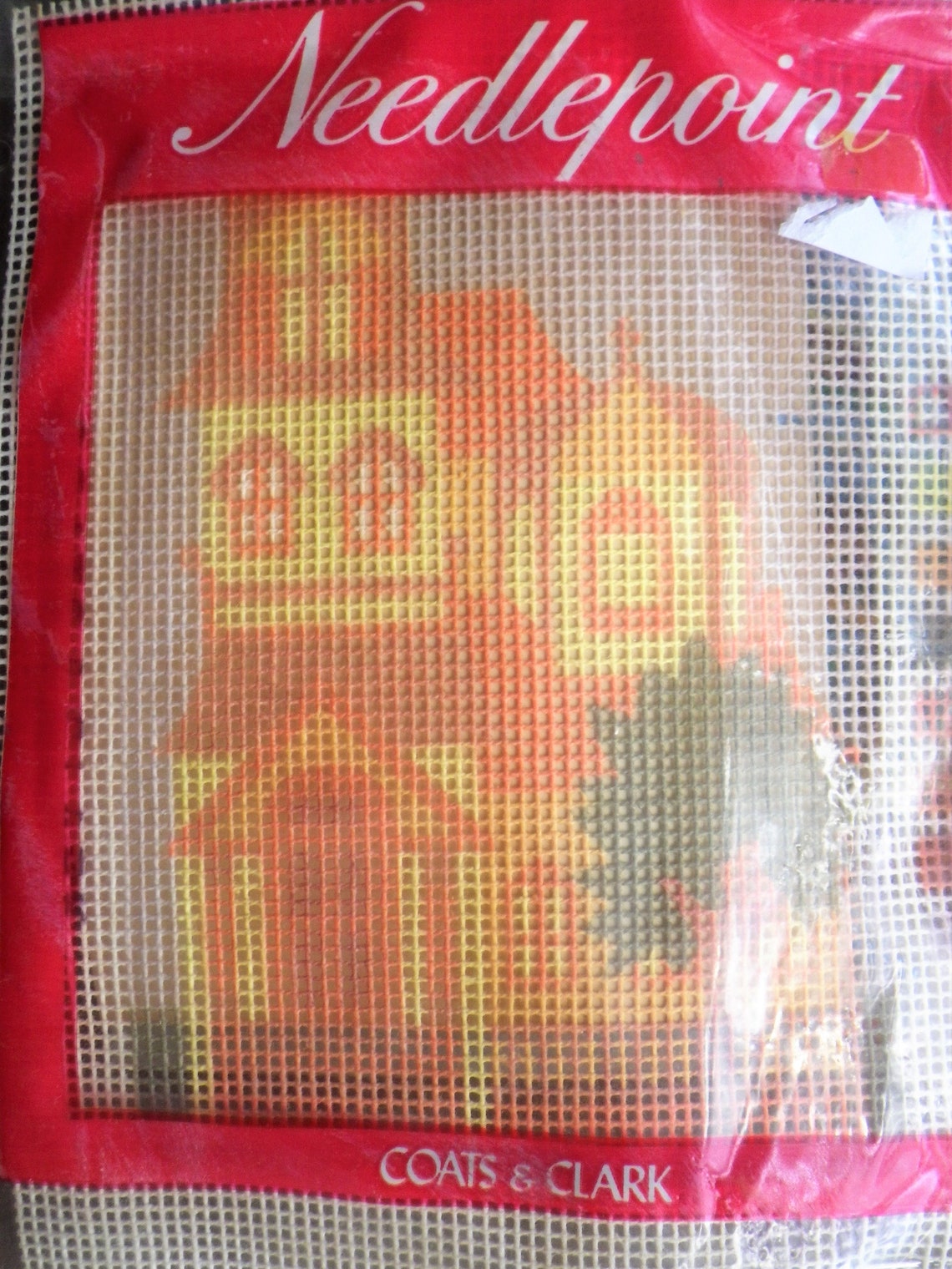 NIP Vintage COATS & CLARK Needlepoint Kit Victorian Home - Etsy