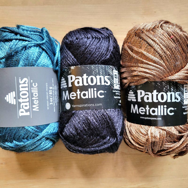 Metallic Yarn - Etsy