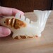Natural Stone Fish Carving Stylized Pen or Taper Candle Holder - Etsy