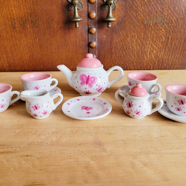 Pink Tea Set - Etsy
