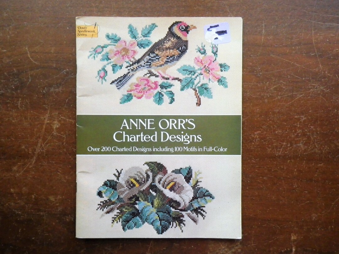 Anne Orr's CHARTED DESIGNS Cross Stitch Pattern Book C 1978 Dover ...